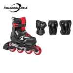 ROLLER BLADE ローラーブレイド MICROBLADE COMBO BLACK/RED ジュニア インラインスケート | カンダハーオンラインショップ